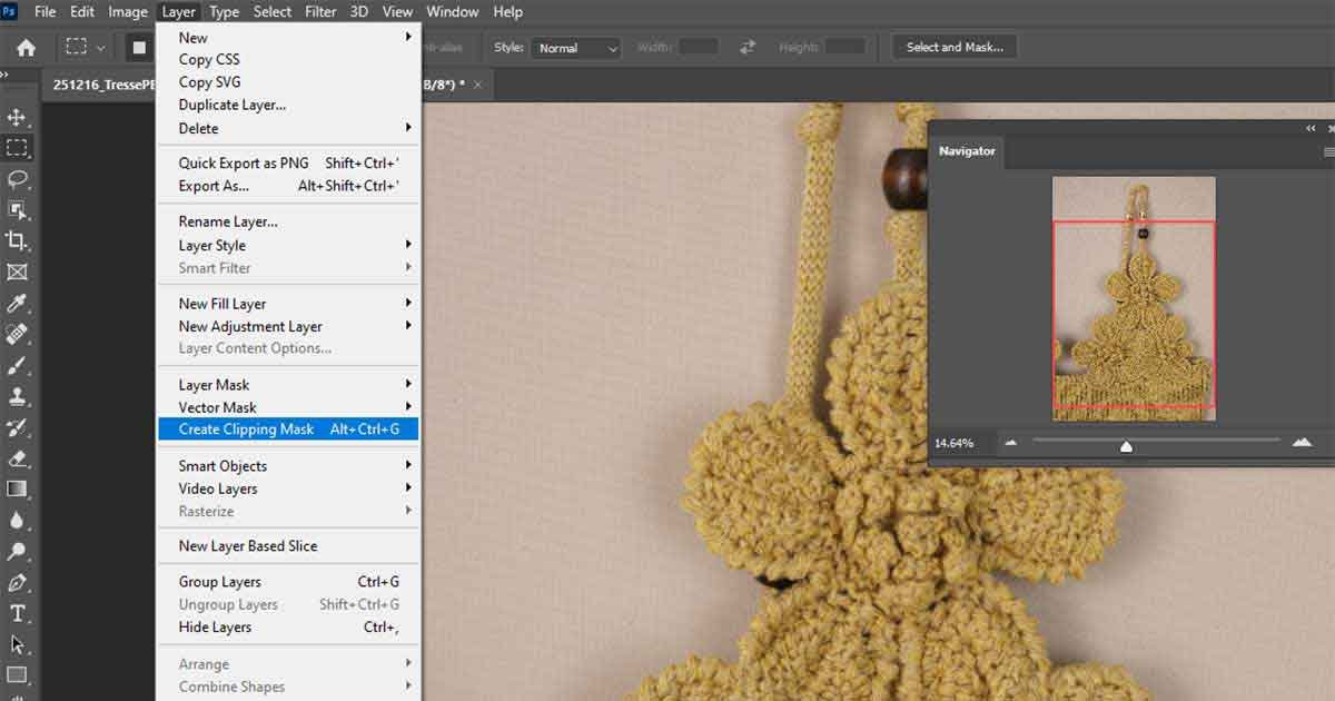 How to use clipping mask in Photoshop for text, shapes, images